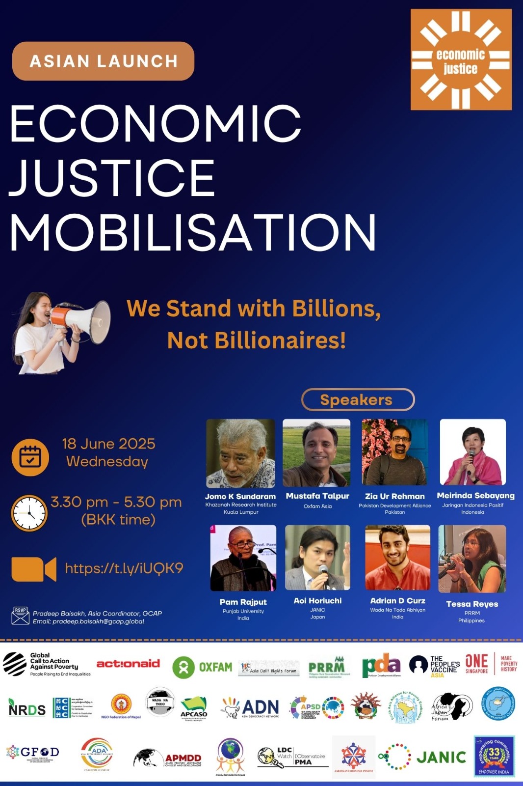Video recording available – Launch of the Economic Justice Mobilisation in Asia (18 June 2025 ...